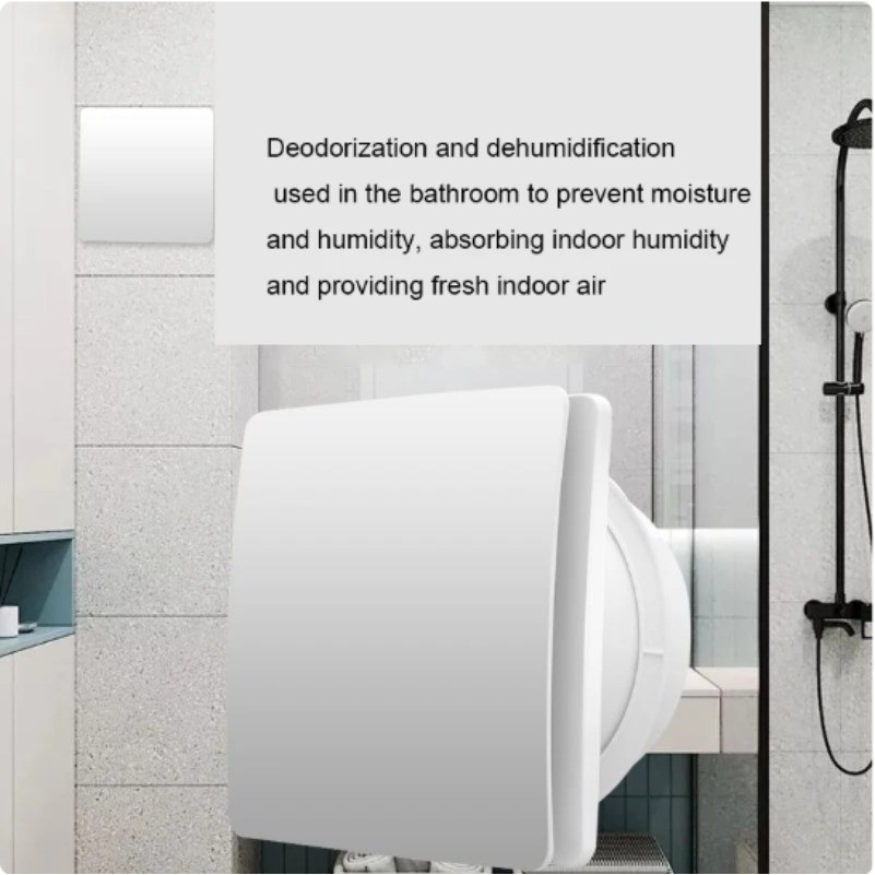 4/6 Inch High Speed Rectangle Exhaust Fan Toilet Kitchen Bathroom ...