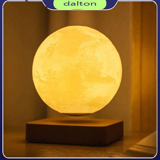 dalton Levitating Moon Lamp, 16 Colors Floating Moon Lamp, 5.5in 3D LED ...
