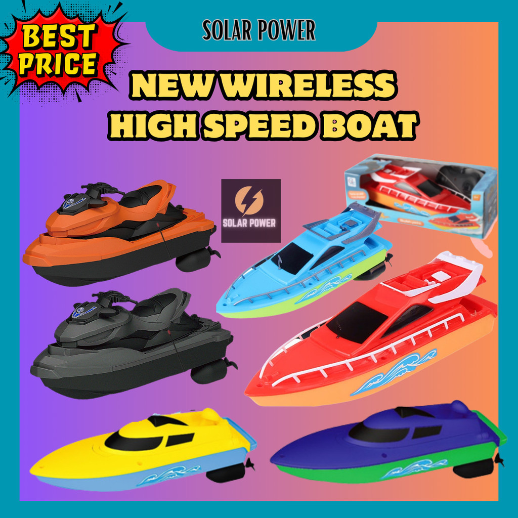 Bot Kawalan Jauh RC Wireless High Speed Remote Control Boat, Remote ...