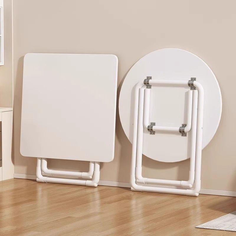 Folding Table Balcony White Small Round Table | Shopee Malaysia