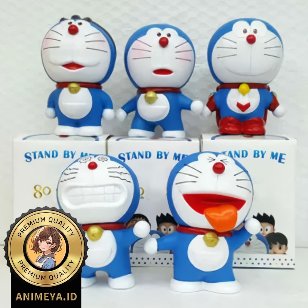 Action Figure Statue Doraemon 80th Anniversary Stand By Me A Set Of 5 ...
