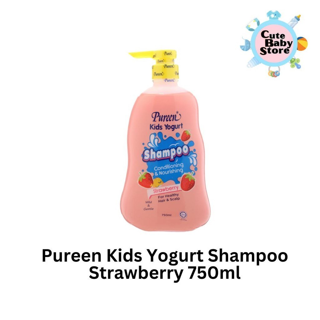 Pureen Kids Yogurt Shampoo (strawberry) 750ml | Shopee Malaysia