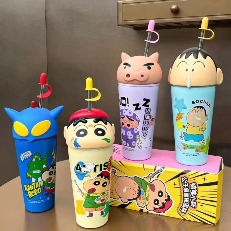 Crayon Shin Chan Coffee Cups 304 Stainless Steel Thermal Insulation and ...