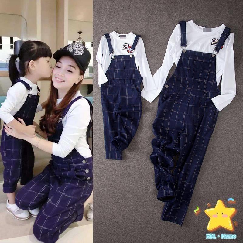 Mom And Daughter Dresses family set clothing baju budak perempua Parent ...