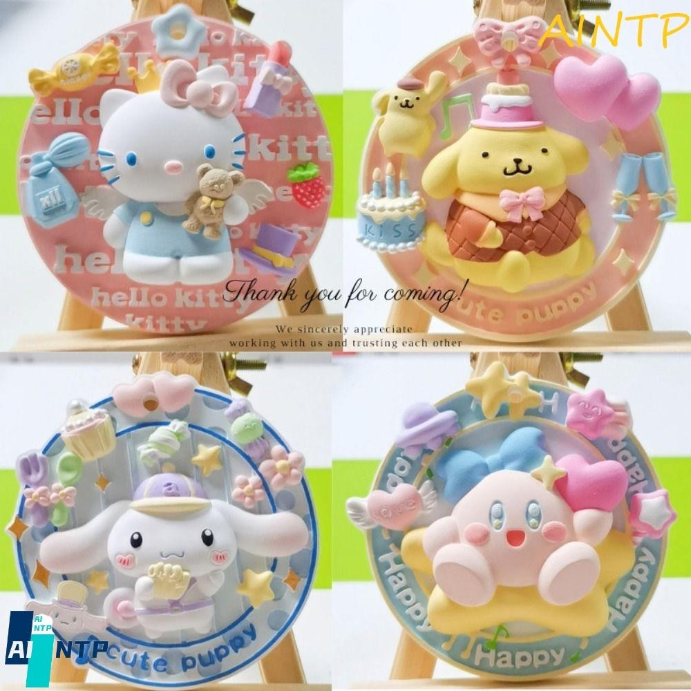 AINTP DIY Toys Plaster Dolls, White Embryo Kitty Graffiti Painting ...