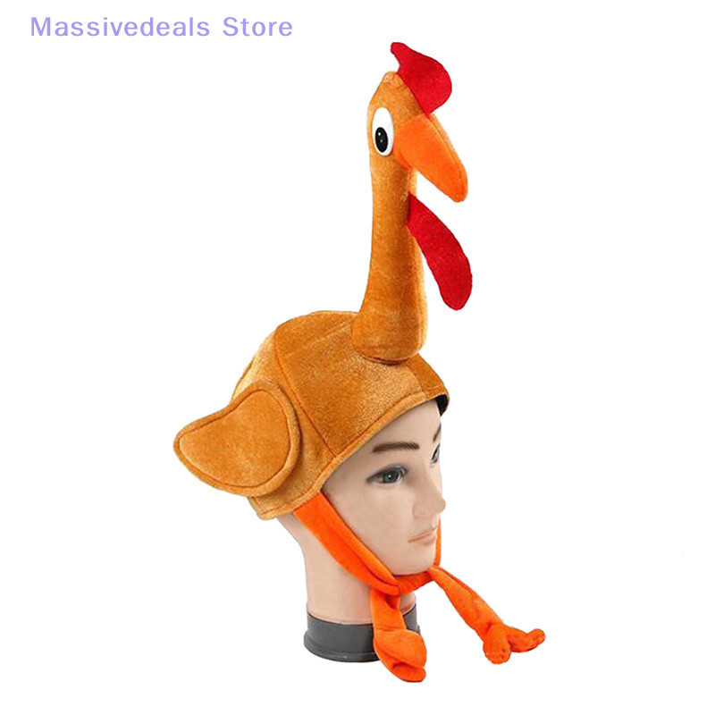Massivedeals Funny Hats Chicken Hats Costumes Accessories Plush ...