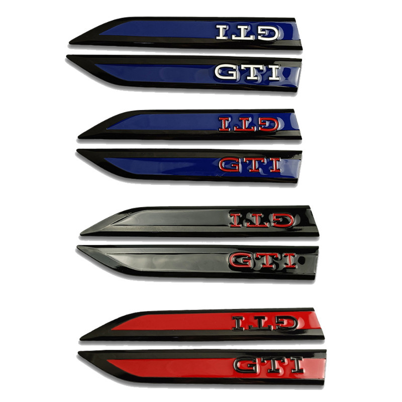 2pcs/set Metal Car Side Fender Bumper Strip Protective Sticker for ...