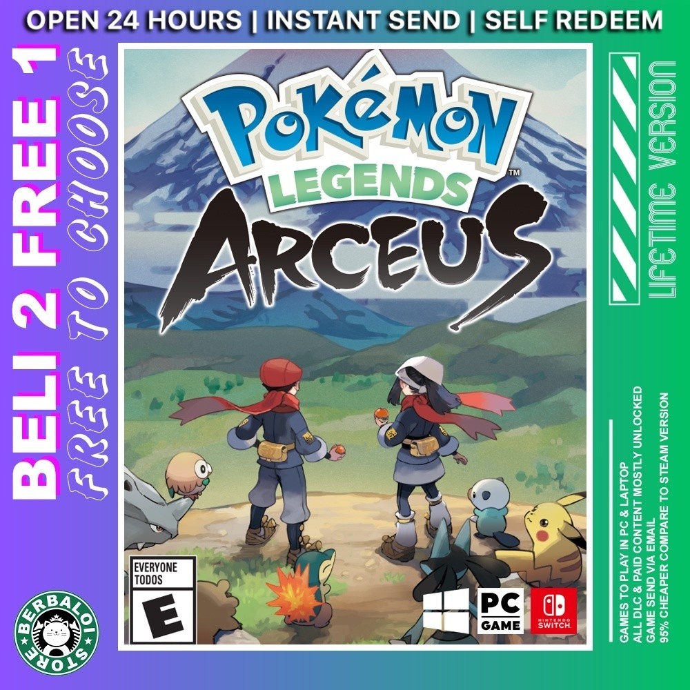[FAST SEND] POKÉMON LEGENDS: ARCEUS –RYUJINX EMU [SWITCH EMULATED | PC ...
