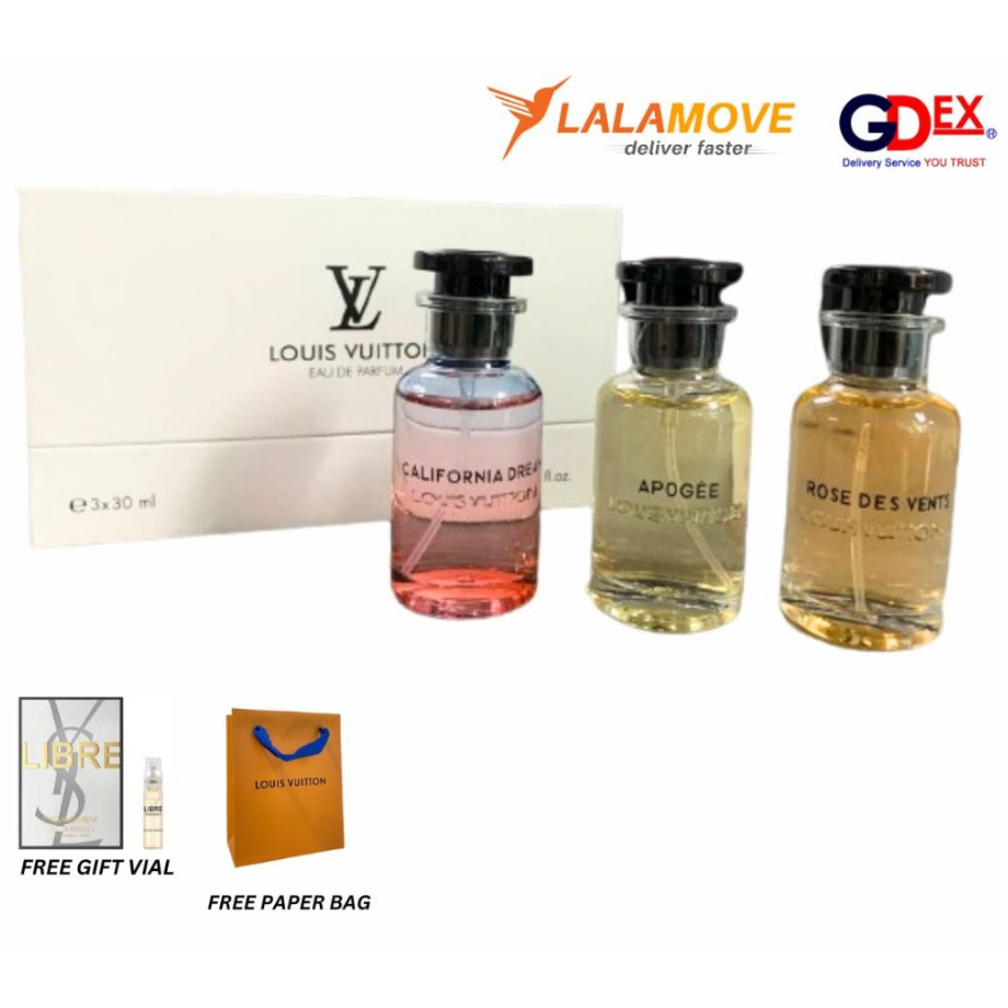 [ORIGINAL] AUTHENTIC READY STOCK LOUIS VUITTON LV 3IN1 SET (3X30ML ...