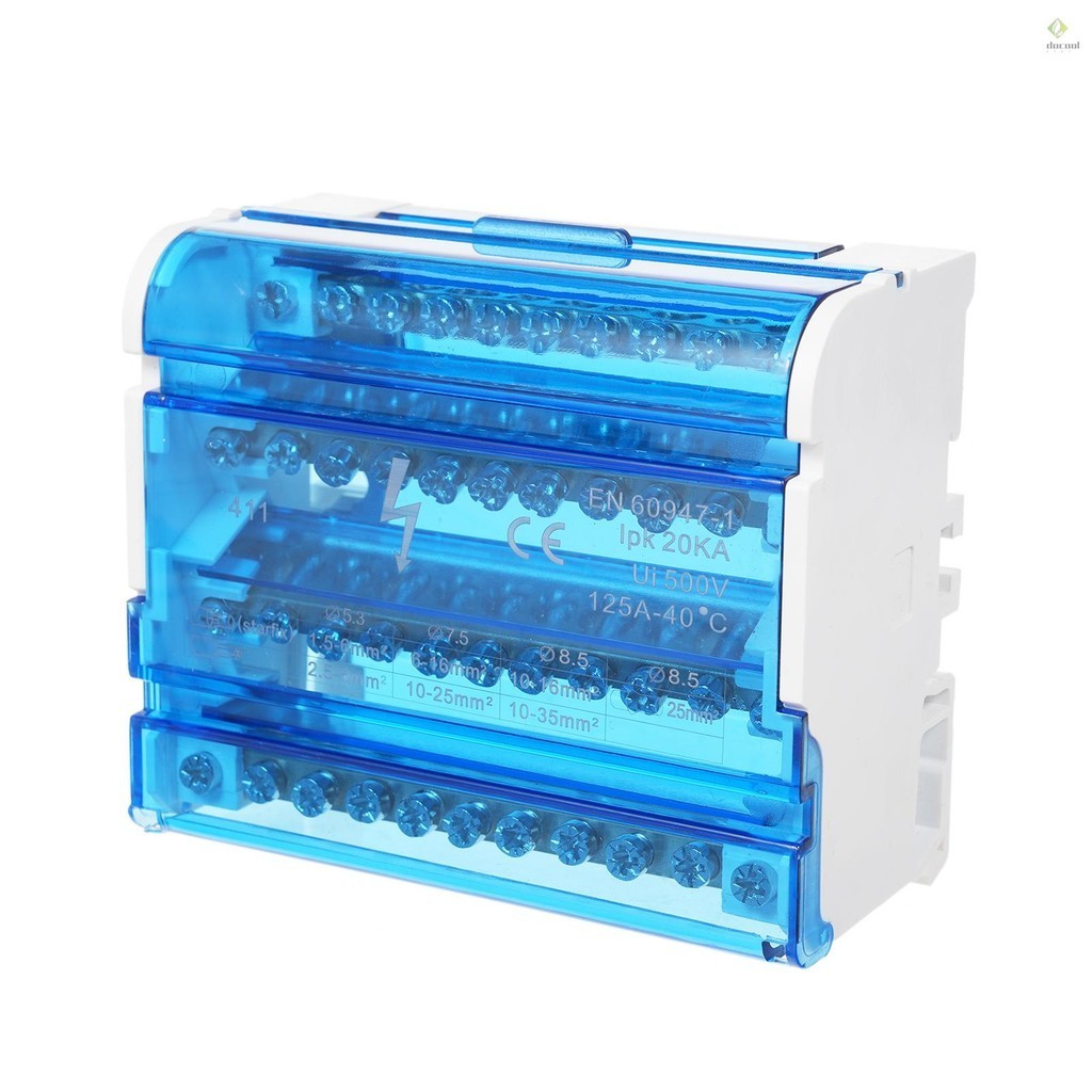 Terminal Block Junction Box 4 Level Single Phase Junction Case 411 Terminal Distribution Box Din