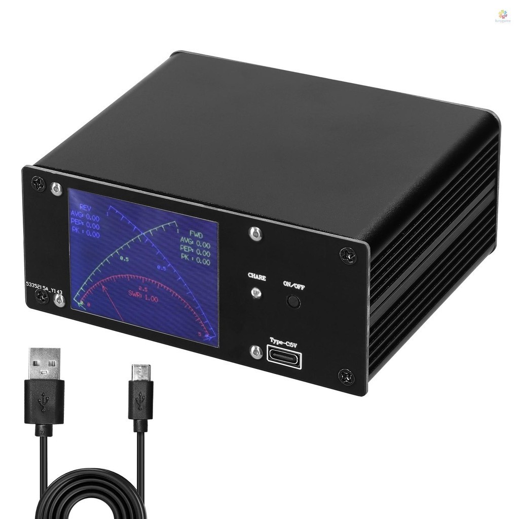 Full Touchscreen Shortwave Power Meter Portable Standing-waves Meter ...