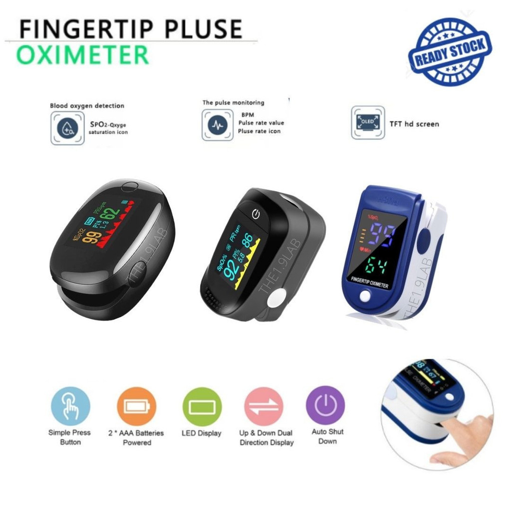 SMH01 / A2 / LK87 Oximeter Monitor Finger Pulse /Blood Oxygen ...