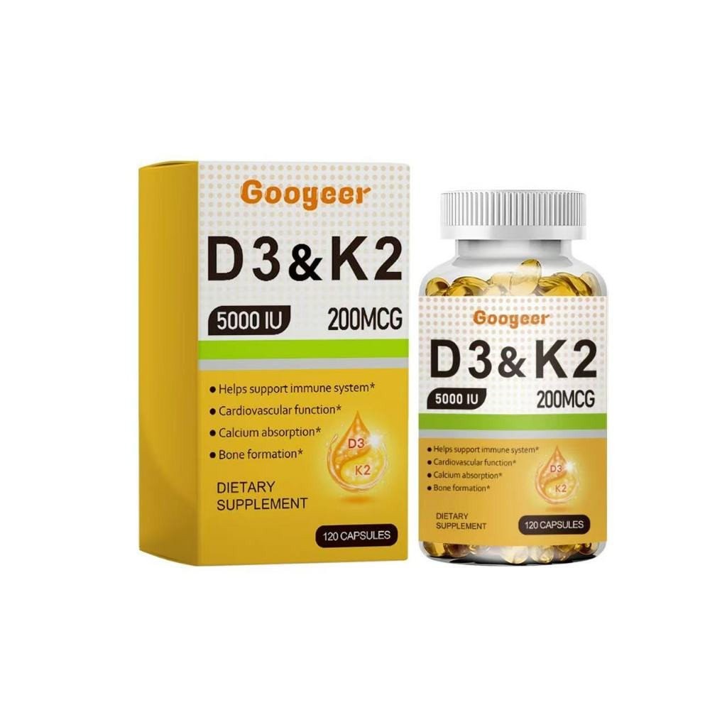 KIRKLAND Vitamin D3 K2 10000 IU D3 + 200mcg K2 MK7 Immune Support ...