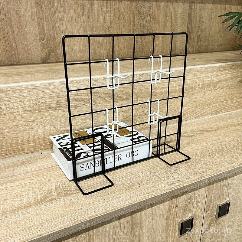 Besi Tempa Grid Menegak Pangkalan Besi Mesh Paparan Stand Desktop F ...