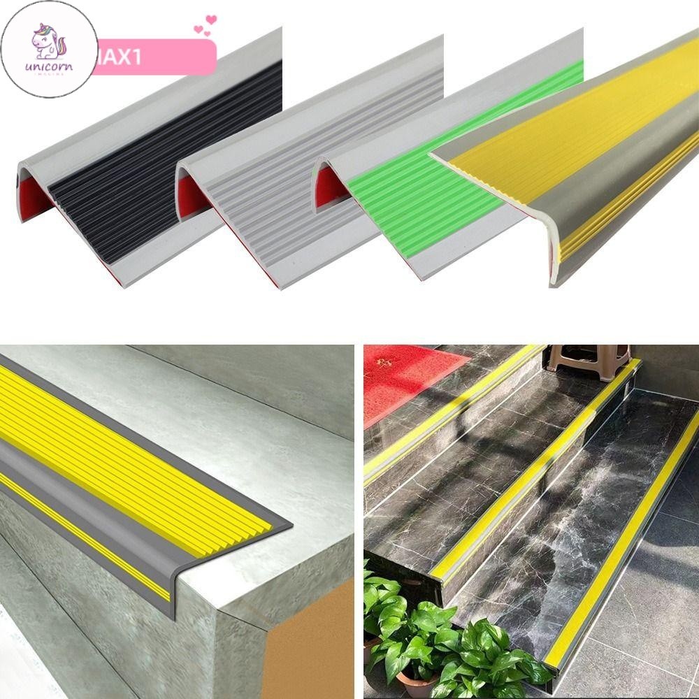 UN 100cm Anti-slip Strip High Quality Angle Step Edge Safety Rubber ...