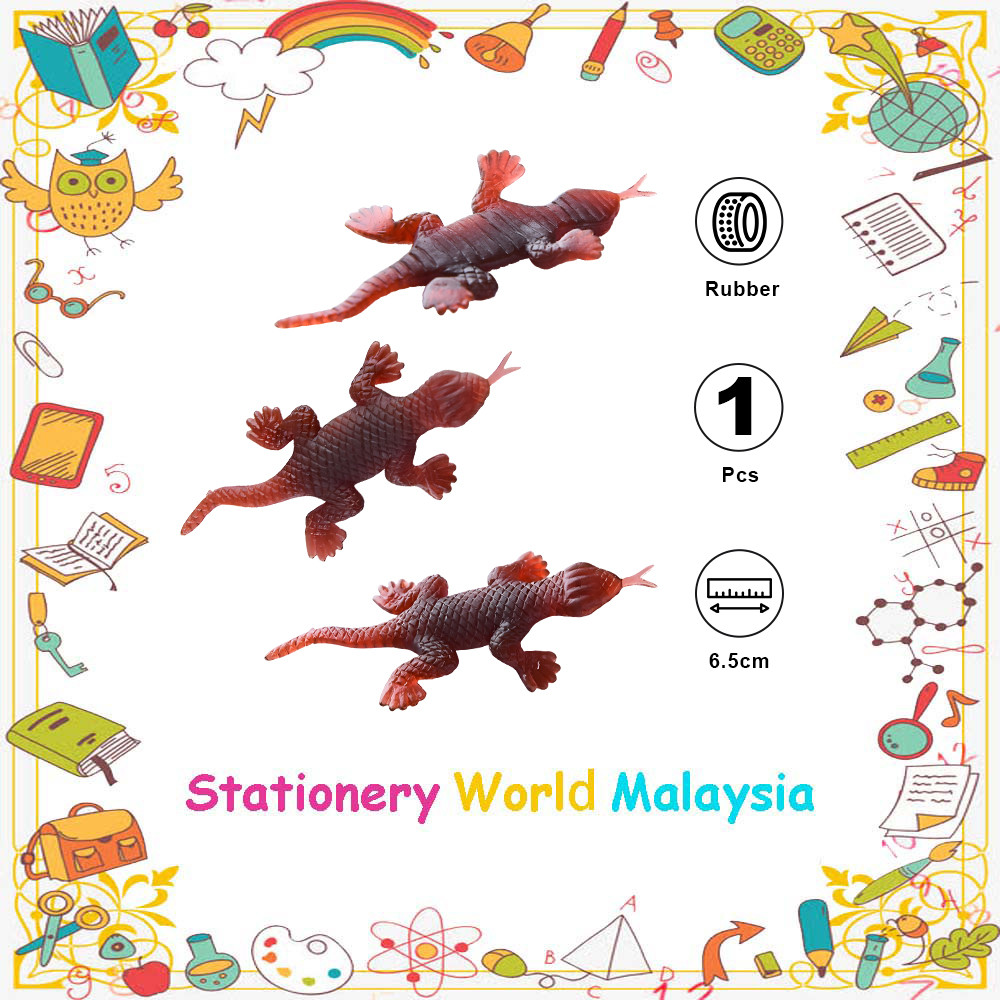 SWM Simulation Rubber Fake Lizard Insects Toy Halloween April Fool ...