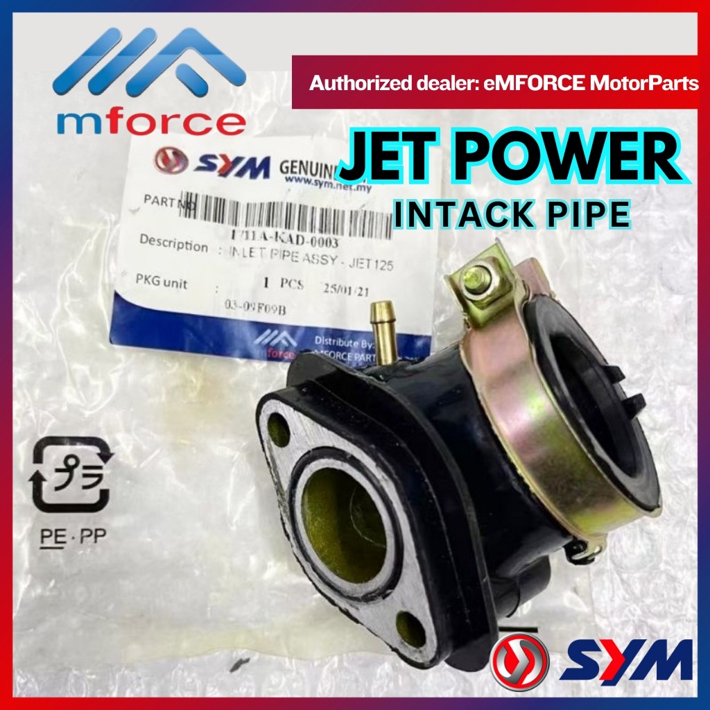 SYM JET POWER INTACK PIPE INTAKE PAIP HOSE 1711A-KAD-0003 ORIGINAL SYM ...