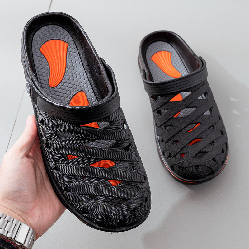 Terompah Dwi Guna Bernafas Gaya Baharu Chef Lelaki Kaki Tertutup Gaya ...