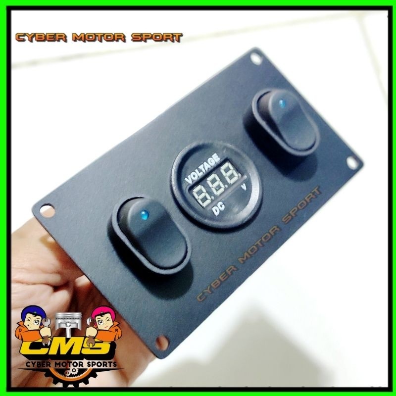 TOMBOL Universal 12v 24v Car dashboard instrument switch 2 switches ...