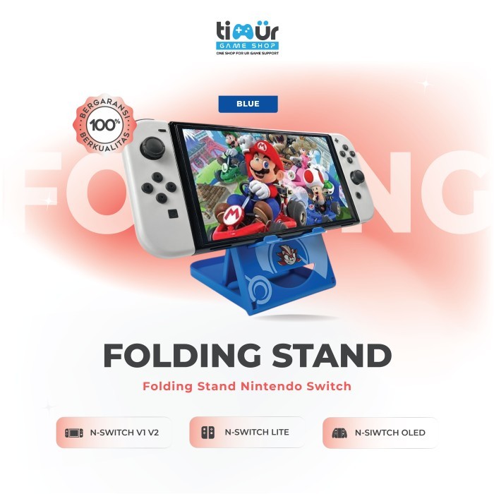 Folding Display Game Play Stand Holder Bracket Mounting Nintendo Switch ...