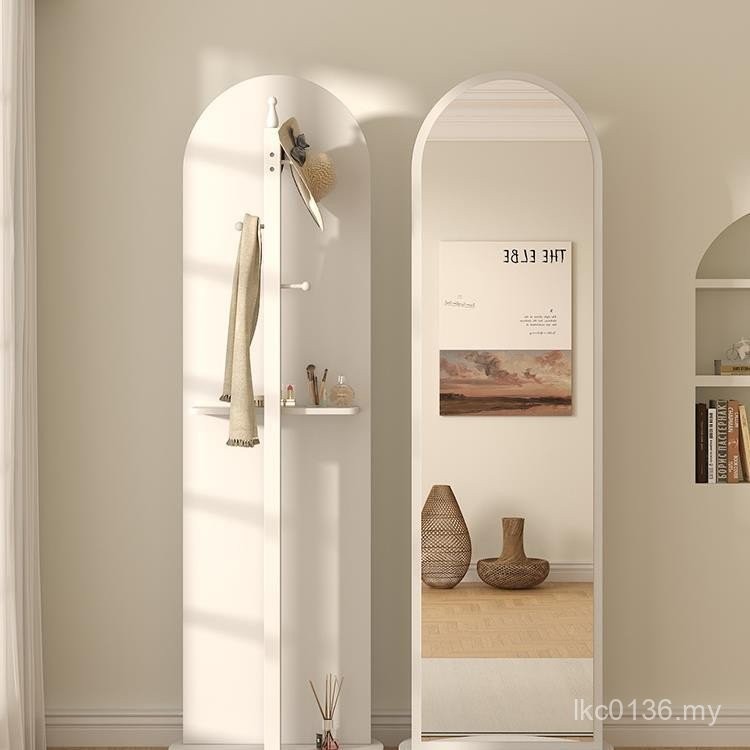 Movable Mirror Dressing Mirror Floor Mirror Hanger Girls Rotating ...
