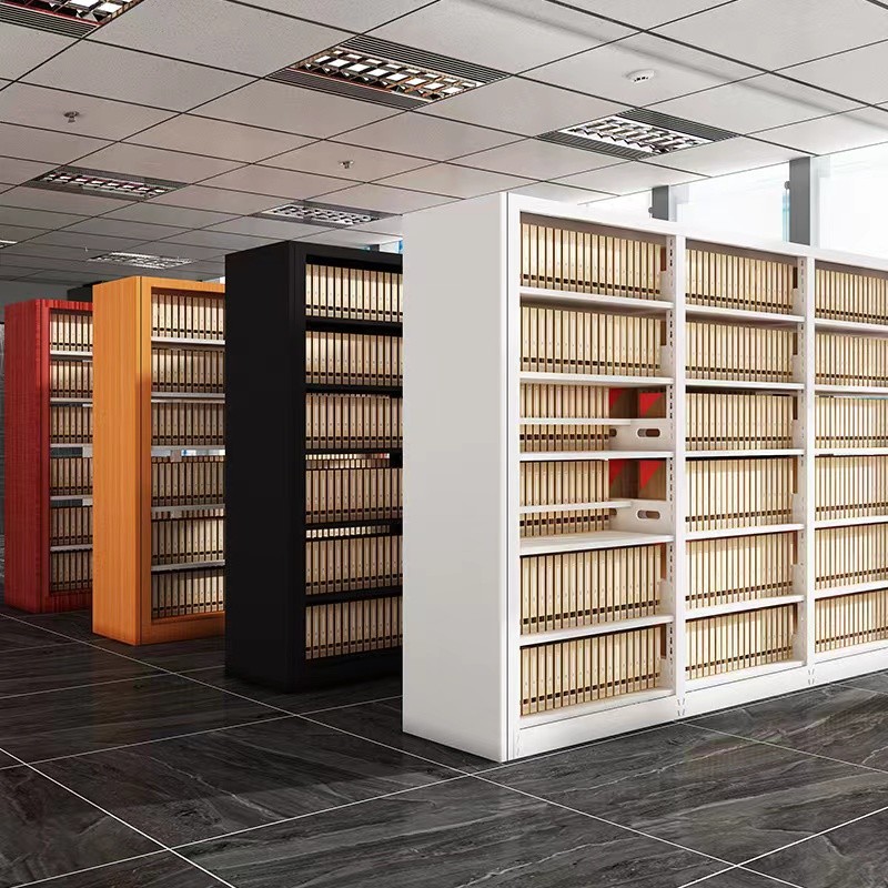 Rak Arkib Rak Buku Keluli Tunggal/Dua Sebelah Bilik Bacaan Sekolah ...