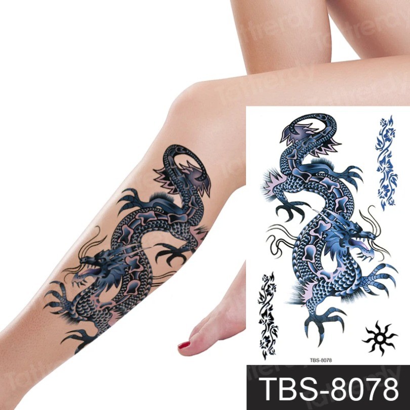 Temporary Tattoo Phoenix Dragon Animals Tattoo Art Body Stickers Women ...