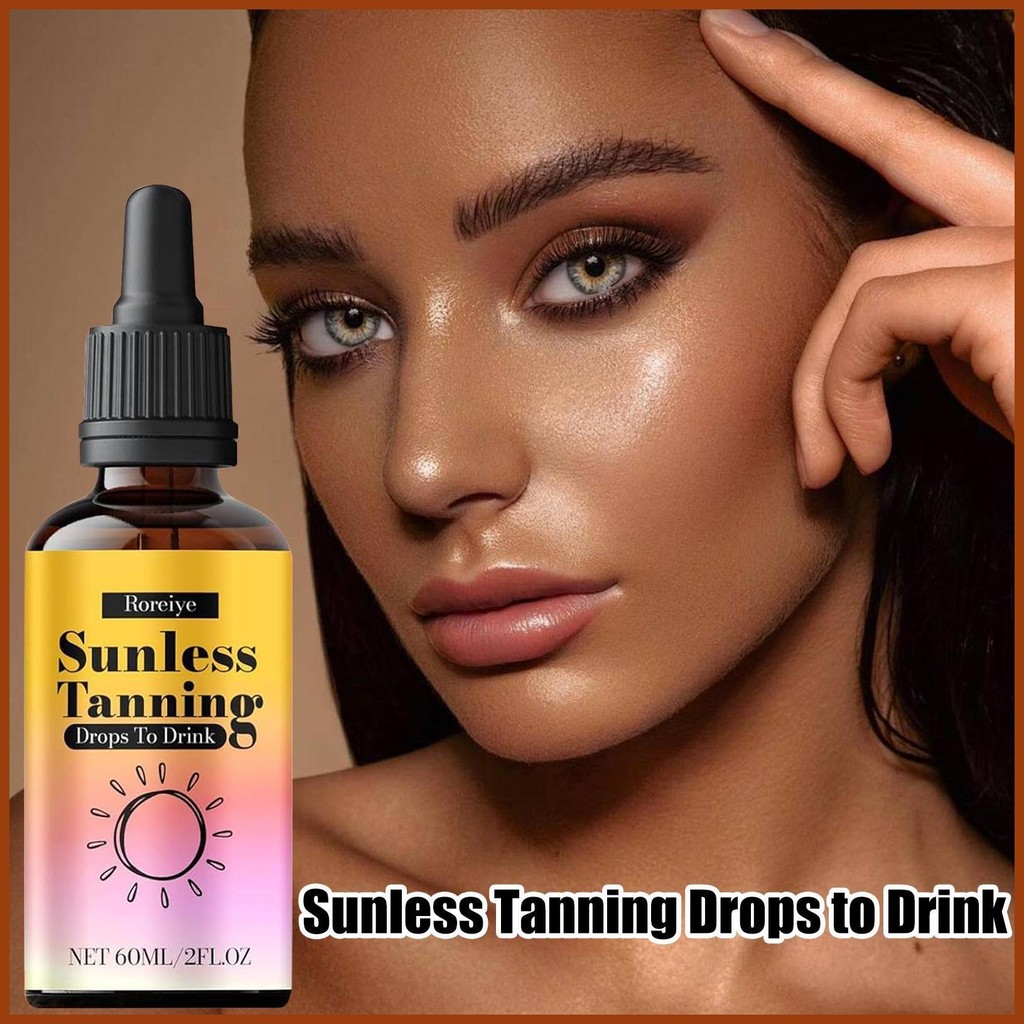 Tanning Drinking Drops Self-Tanning Nourishing Drops Tan Enhancer 60ml ...