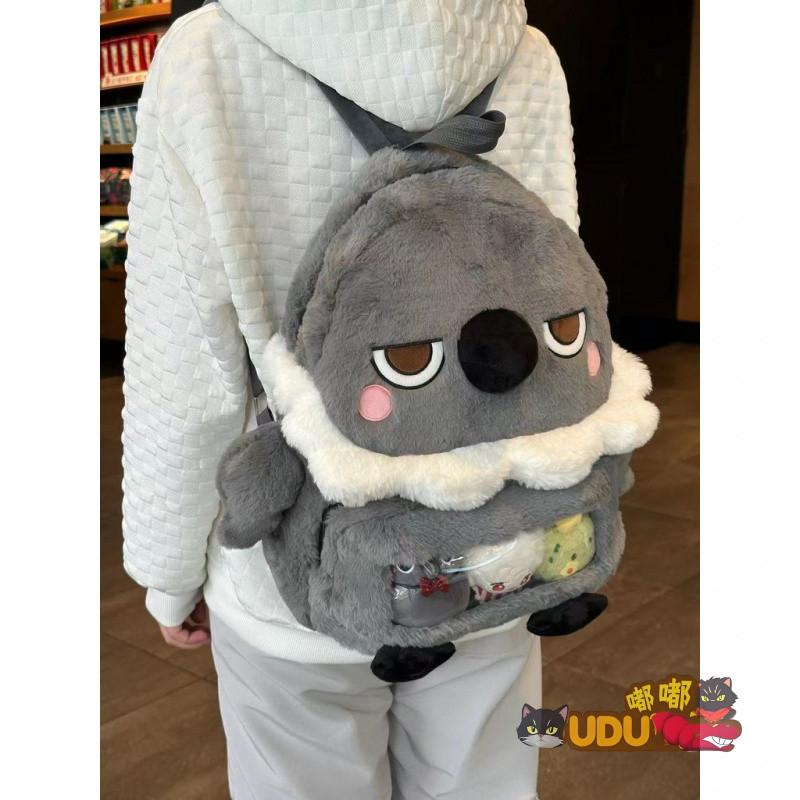 2025 New Style Qin Che Attribute Good Crow Plush Backpack Love and Deep ...