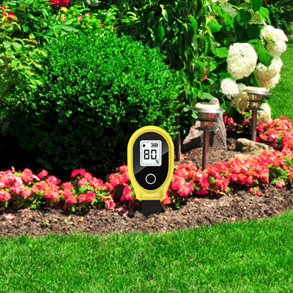 Soil Moisture Meter Digital LCD Plant Water Monitor for Indoor ...