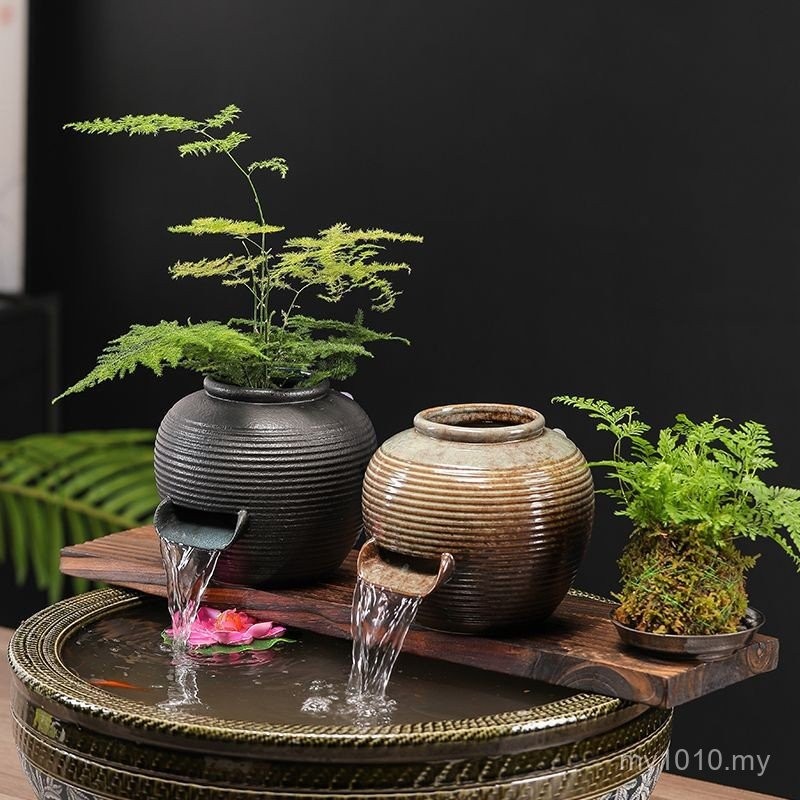Landscaping Ancient Method Outdoor Landscaping Waterfall Flowing Water ...