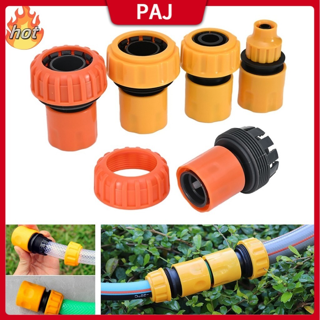 Garden Hose Quick Connector Water Pipe Adapter for 1/2 3/4 3/8 1 Inch ...