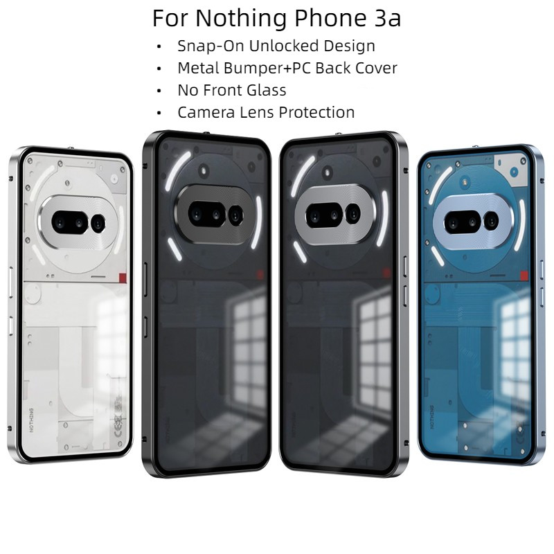 For Nothing Phone 3a 3A 3 a Case Thin&Light Snap-On Design Slide ...