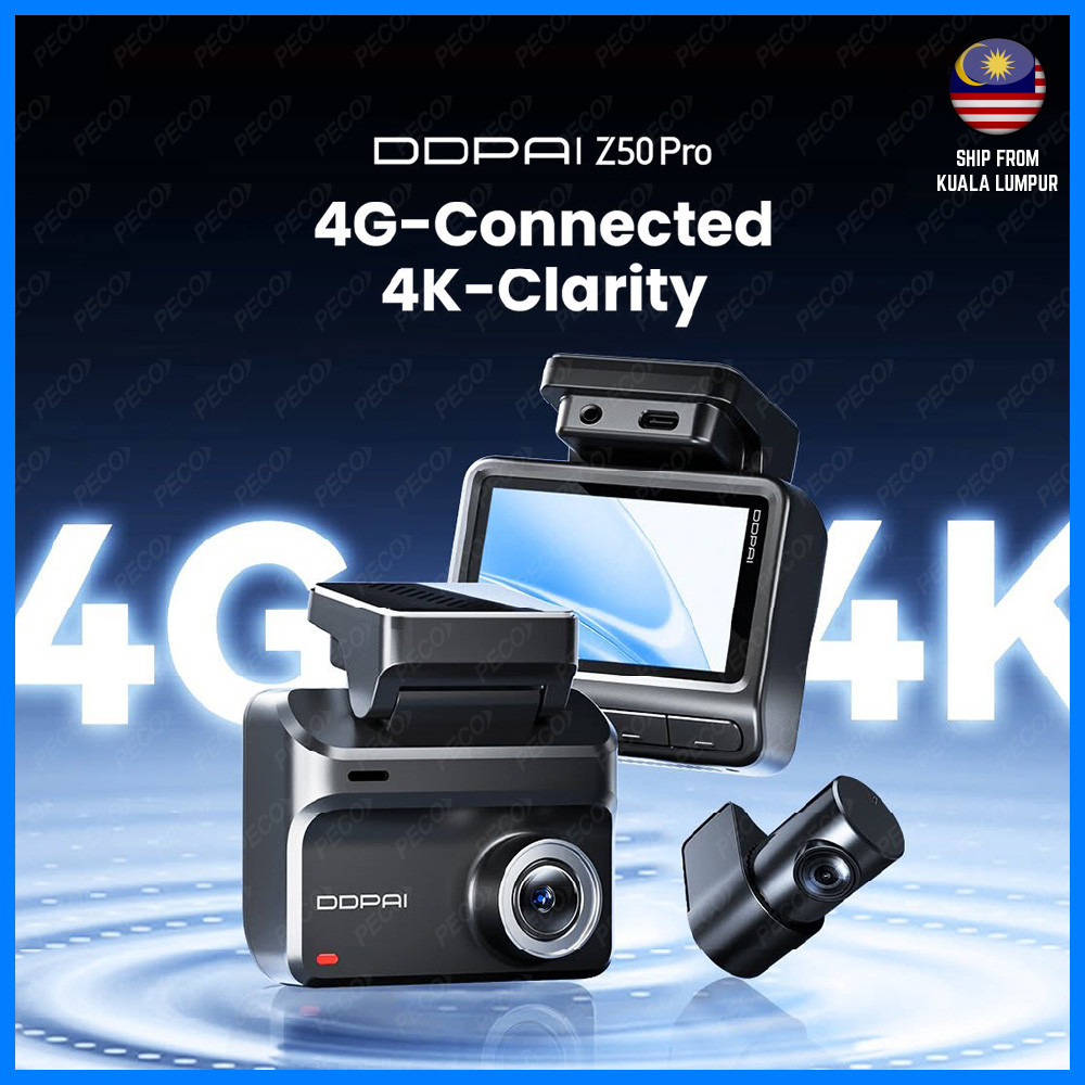 DDpai Z50 PRO Advanced 4K Car Dashcam With 4G (Non GPS Version ...