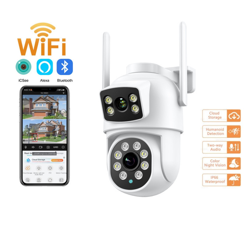 [2025 Ada Stok] Kamera IP 4K/2K Warna Penuh WIFI Pintar Keselamatan ...