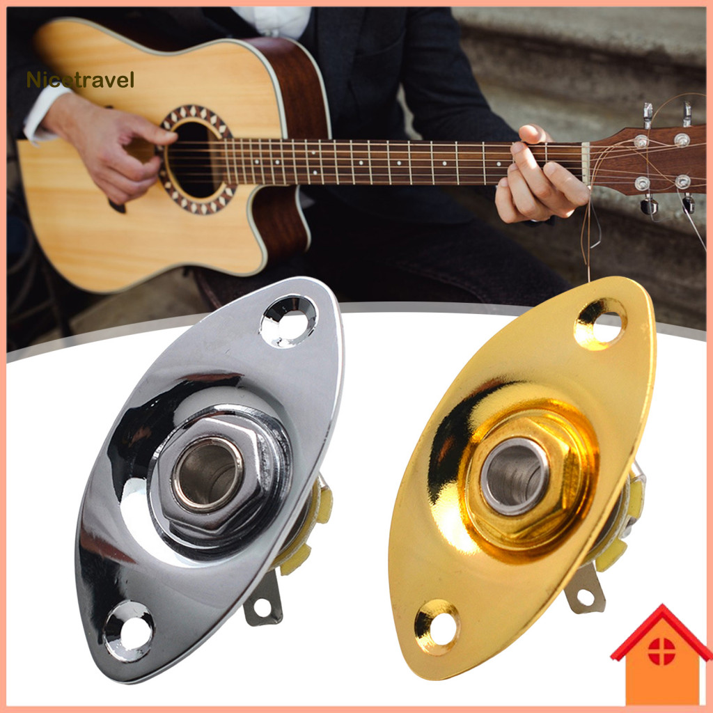 [Ni] Electric Guitar Accessory Retro Style Guitar Accessory Metal Oval ...