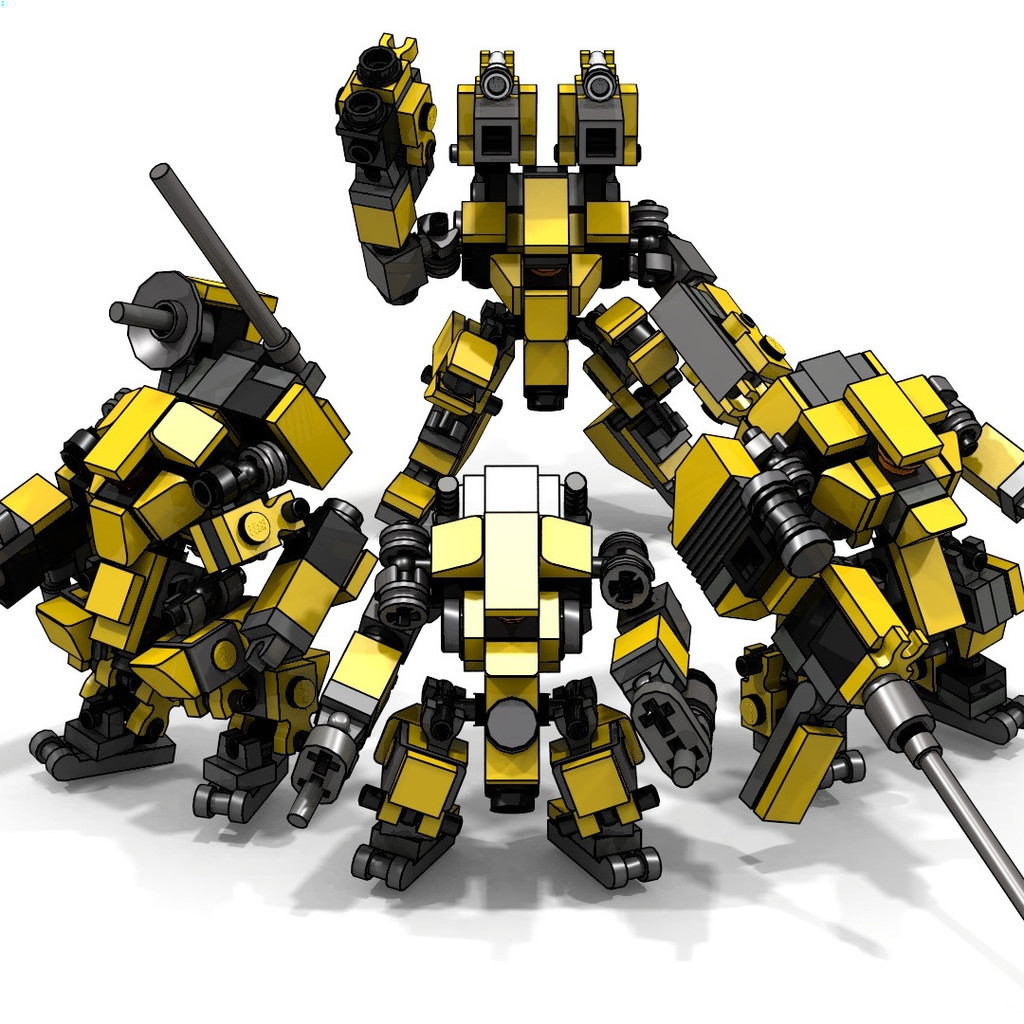 Building Block Toys Creative Gift Force Assembling Building Blocks moc ...