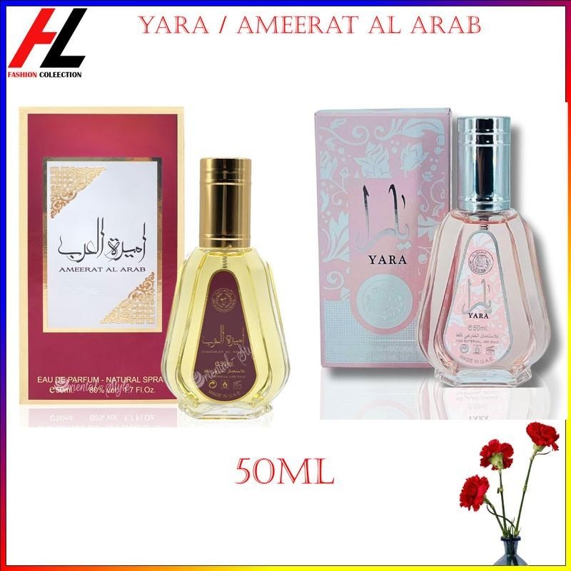 AMEERAT AL ARAB/ YARA 50ml SPRAY PERFUME by ARD AL ZAAFARAN ASDAAF lattafa Minyak Wangi | Shopee ...