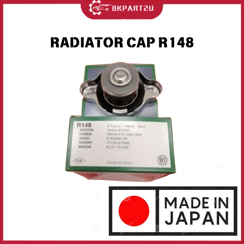 RADIATOR CAP R148 1.1 JAPAN PROTON WIRA,SAGA,WAJA,PERSONA,GEN2,EXORA ...