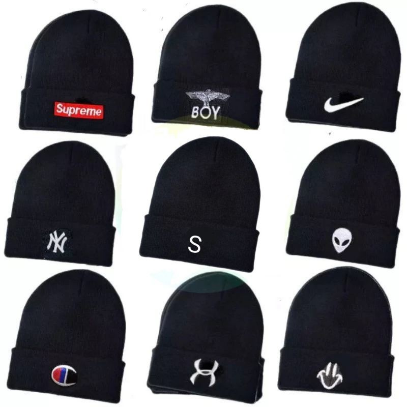 [Ship in 24 hrs] Hip Hop Unisex Beanie Hat Snow Hat Cap Men Women ...
