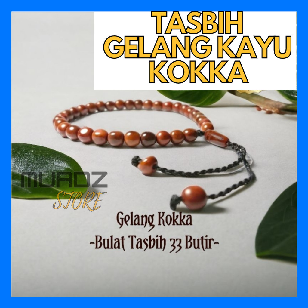 Tasbih Kayu Kokka 33 Butir Saiz Mini - Tasbih Bracelet, Are You The ...