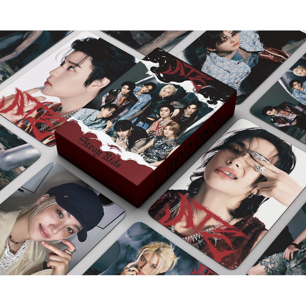 55pcs STRAY KIDS Lomo cards ATE Lose My Breath Magic School SKZ TOY ...
