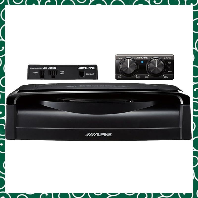 Alpine SWE-1200 20cm Power Subwoofer for Under Seat Installation ...