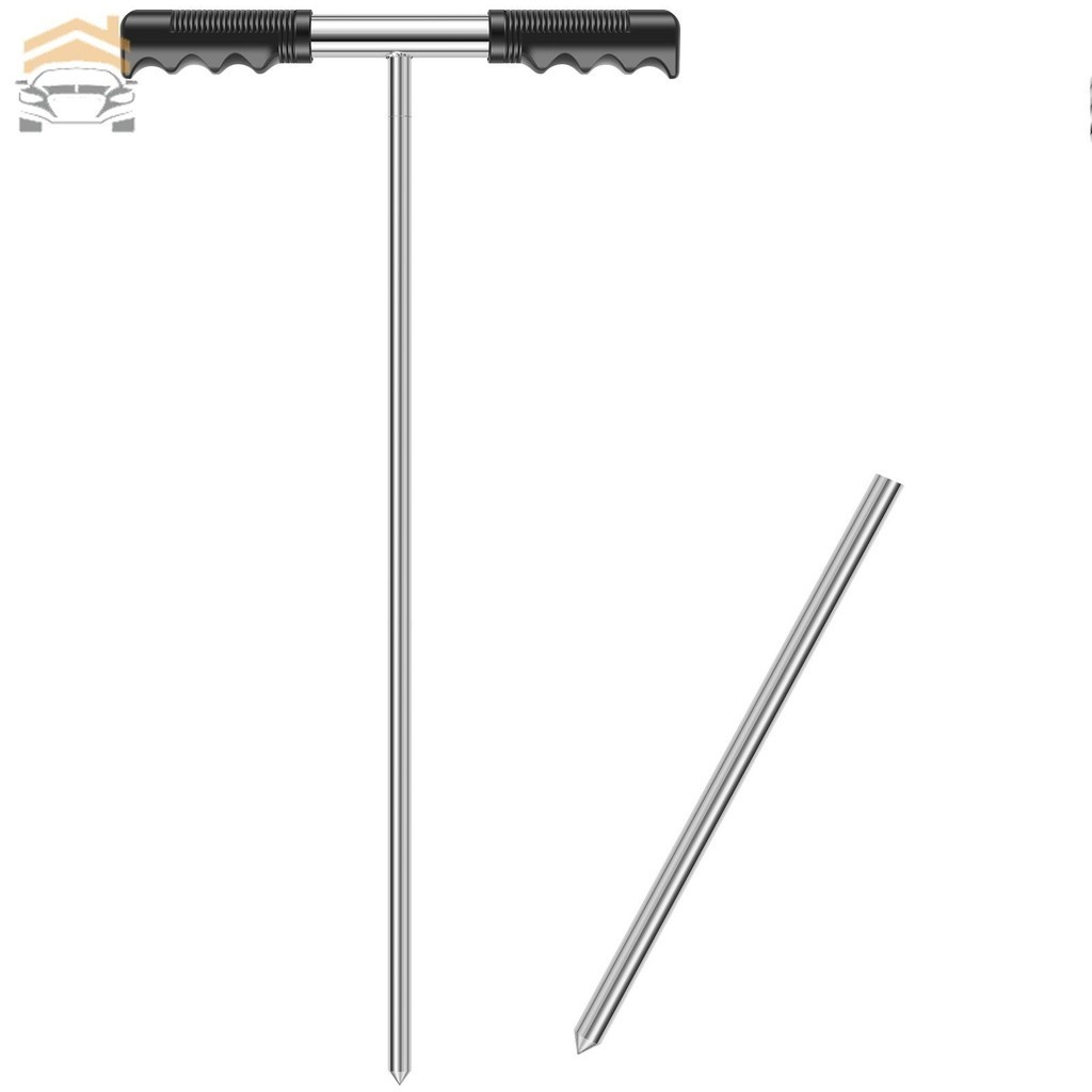 Stainless Steel Soil Probe Rod 32 to 48inch Height Adjustable Ground ...