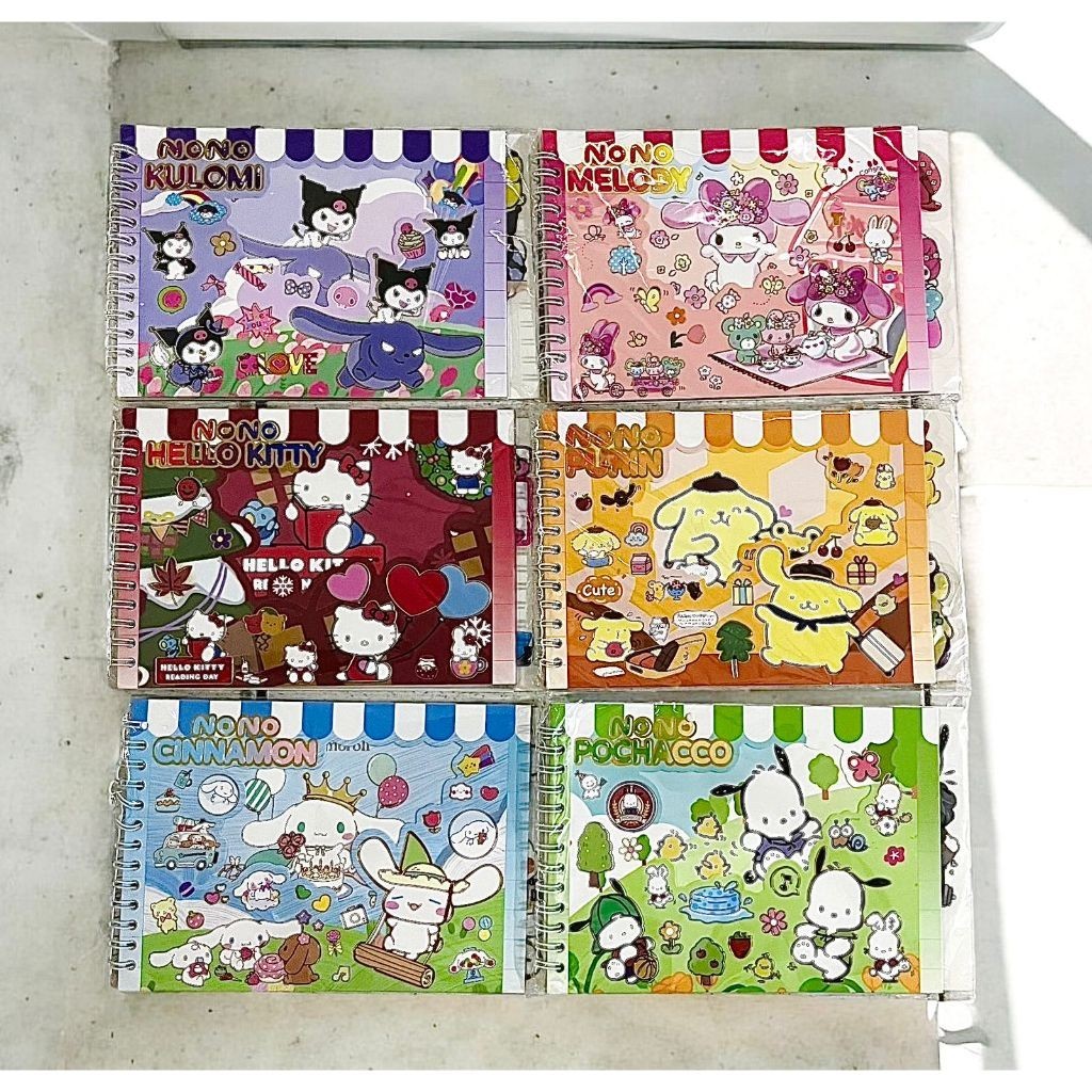 Binder book stickers containing 10 sheets of cute Sanrio Momo ...