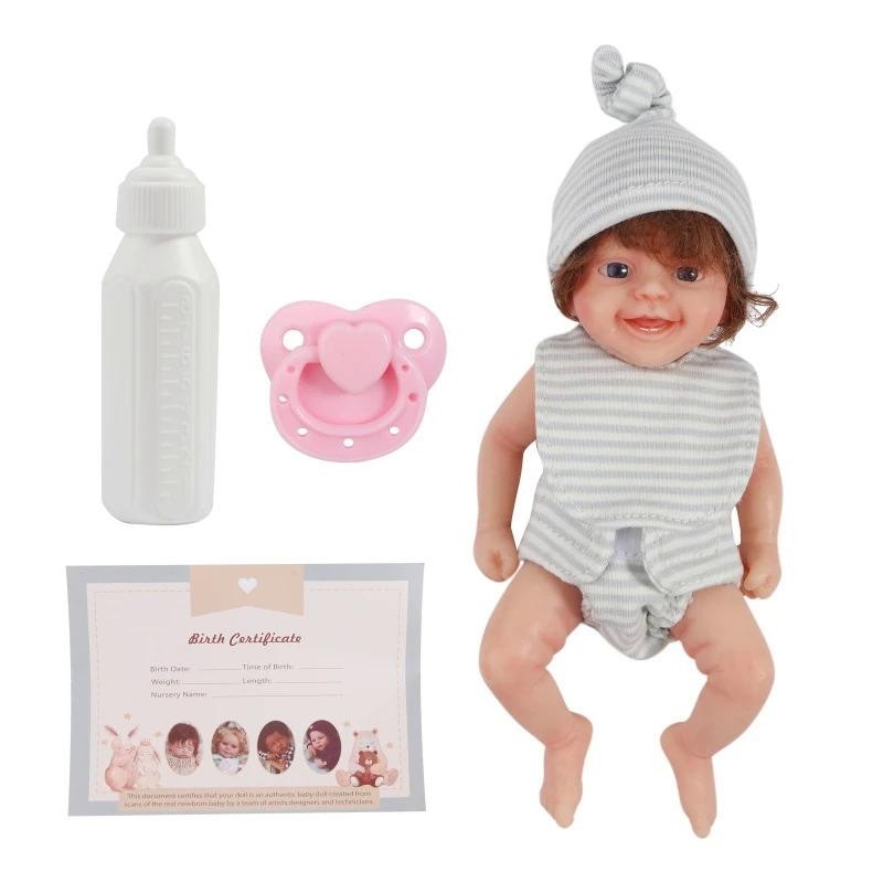 Newborn Baby Realistic Newborn Baby Dolls Silicone Full Body Cute Small ...