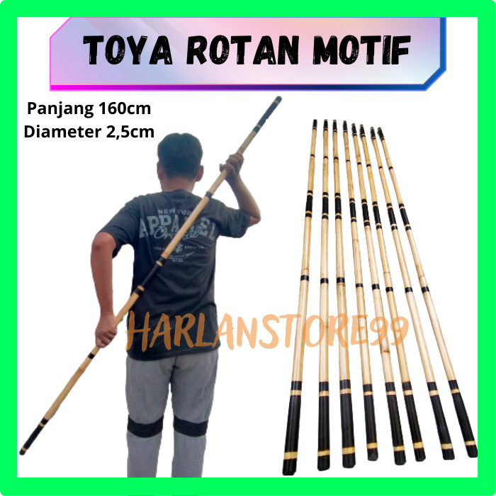 Yz> Toya Rattan - TOYA PENCAK SILAT - Rattan Stick MOTIF - TOYA Rattan ...