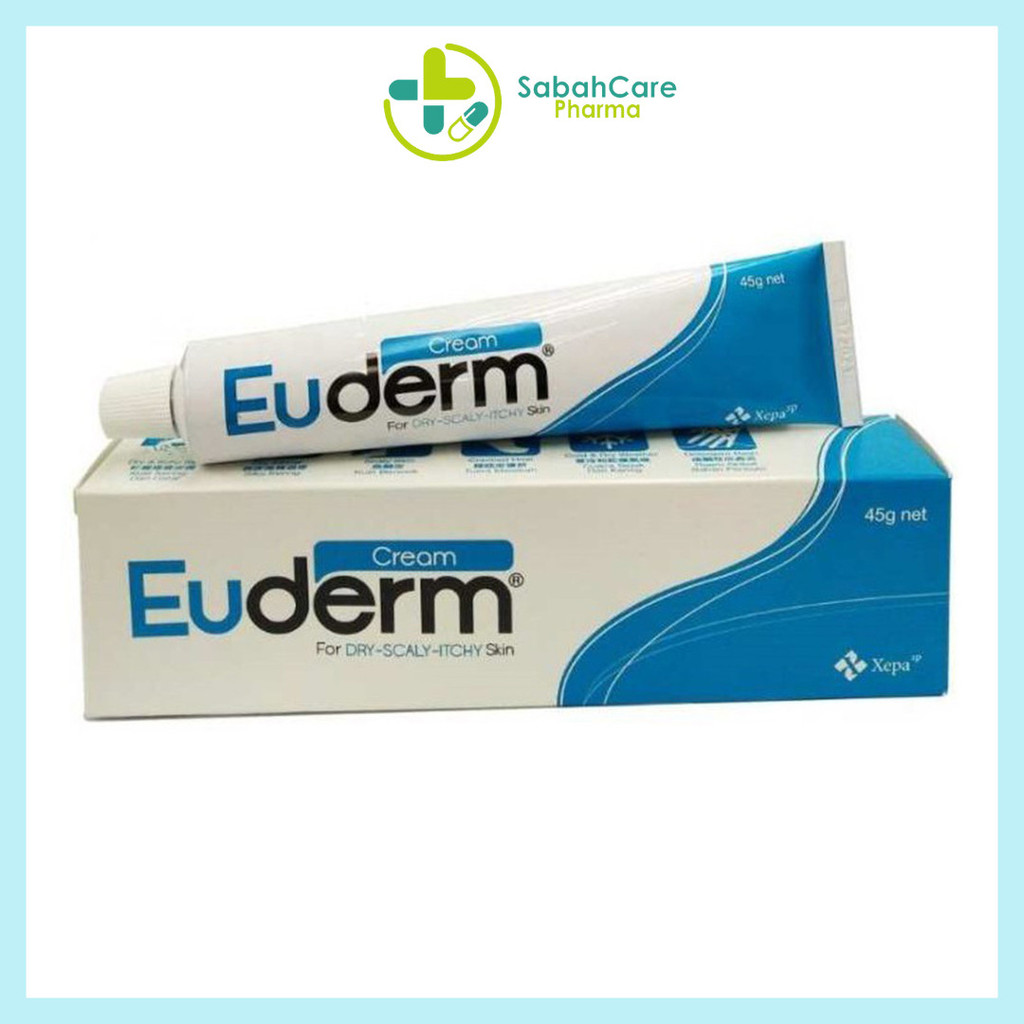 SABAHCARE XEPA EUDERM CREAM 45G (UREA) HELPS TO REPLENISH MOISTURE TO ...