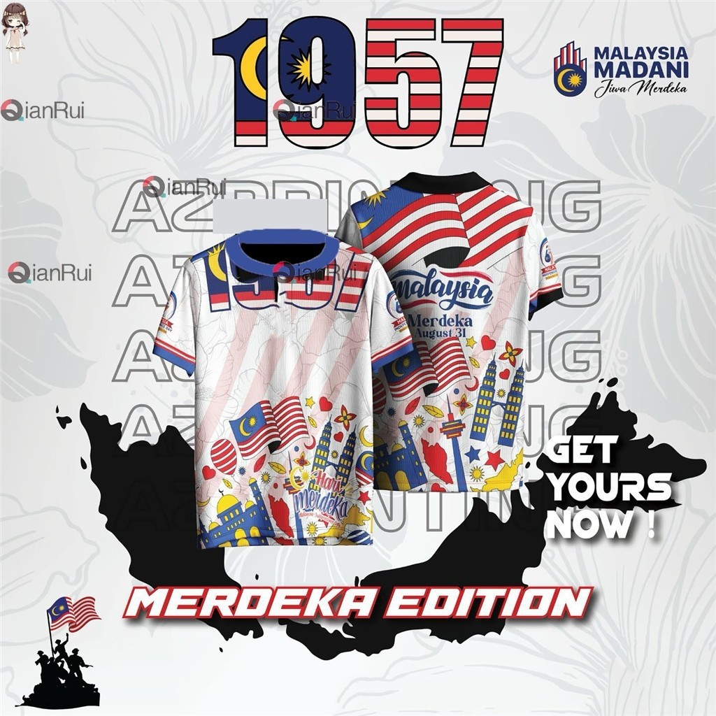 Merdeka 67 Baju T-shirt Sports Top 2024 T-SHIRT MALAYSIA MERDEKA 67 ...