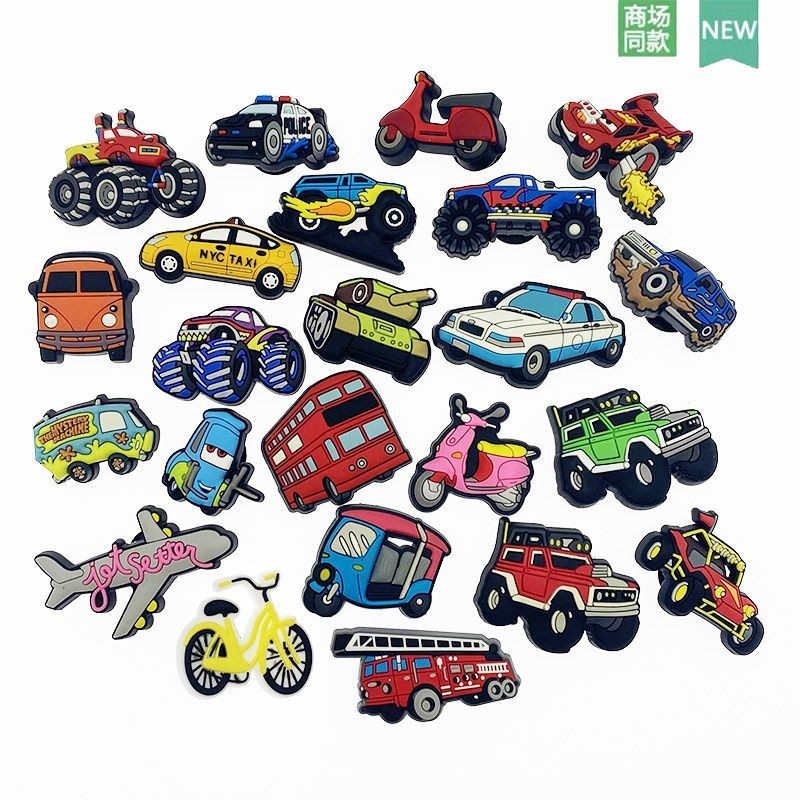 Crocs Jibbitz Cartoon car shoe buckle Cute fashion hole shoe ...